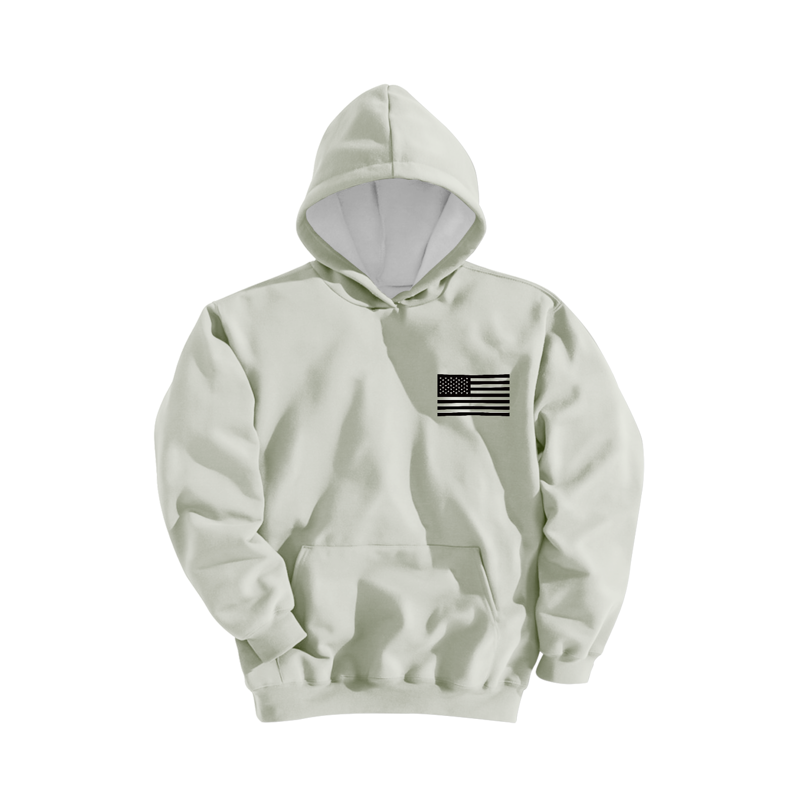 Hyfol Quick Drying Usa Flag Graphic Pocket Hoodie Men | Sleeve Length ...