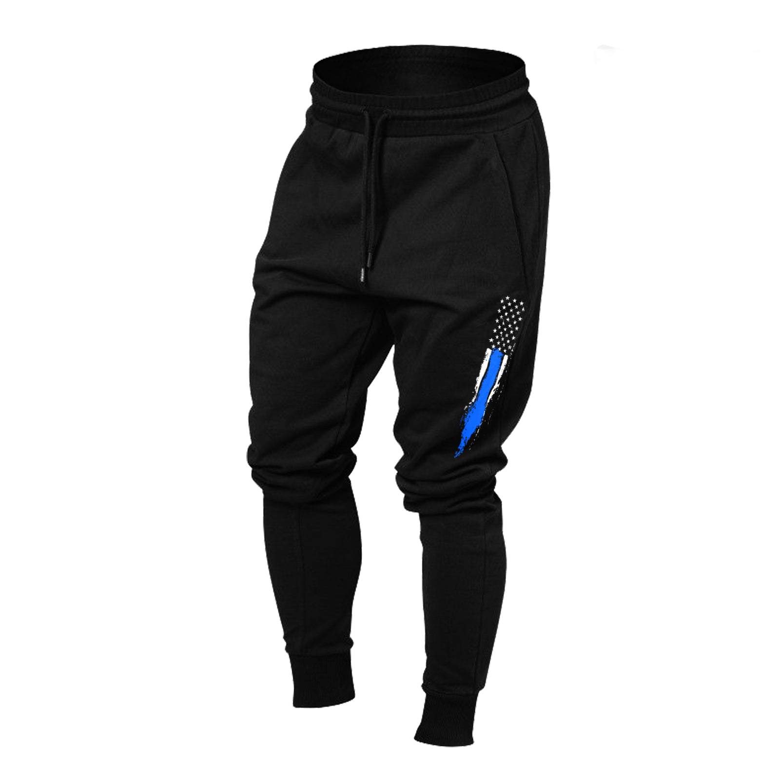 Hyfol USA FLAG GRAPHIC DRAWSTRING POCKET 100%COTTON JOGGER PANTS